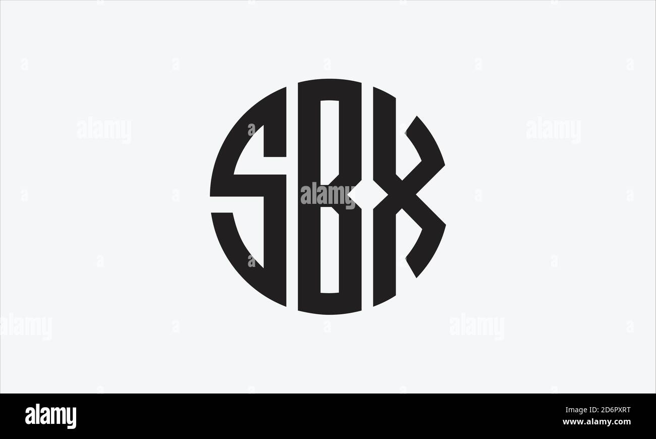 Letter sbx logo Black and White Stock Photos & Images - Alamy