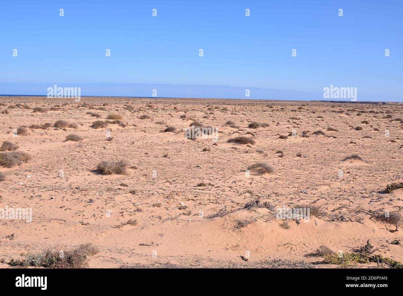 Dry Desert Landscape Stock Photo - Alamy