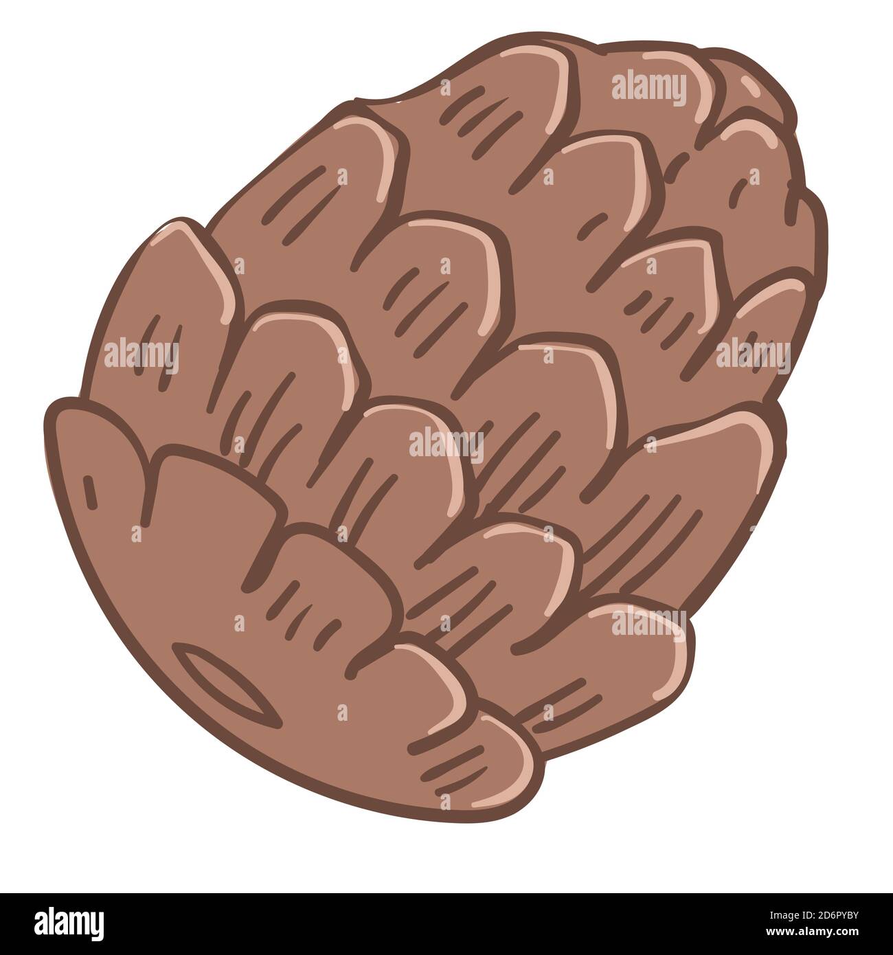 Xmas pine cone icon Cut Out Stock Images & Pictures - Alamy