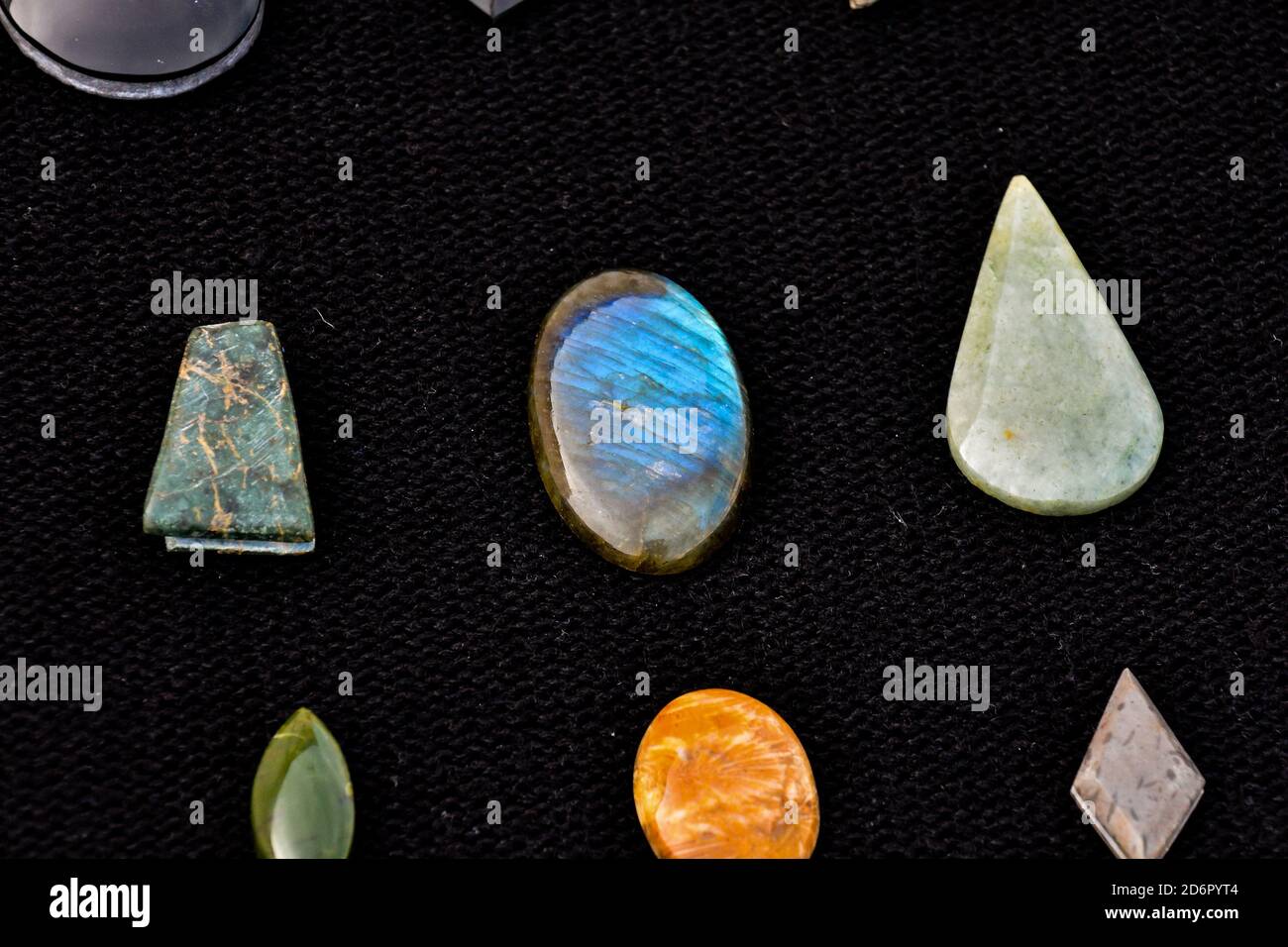 Semi Precious Rock Stone Jewel Stock Photo - Alamy