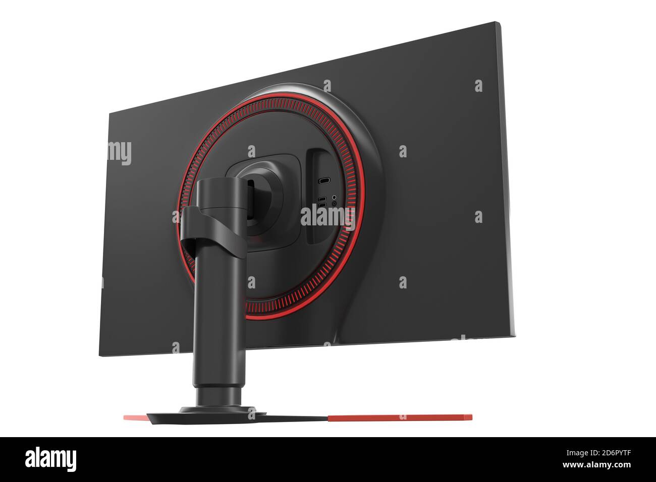 Backlit of back side of professional display for gamers and designers ...