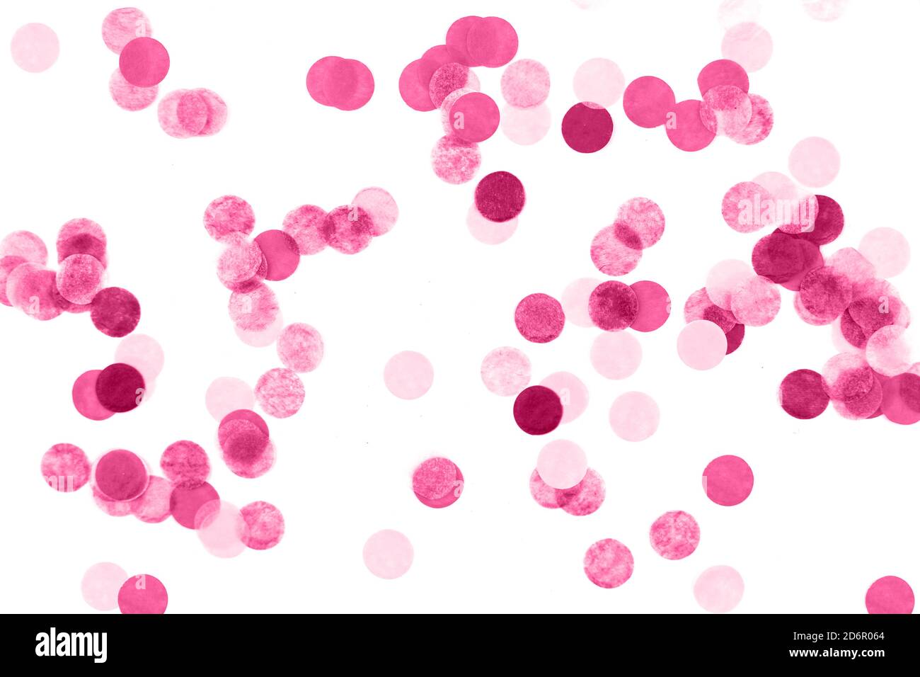 Bright red confetti isolated on white background Stock Photo - Alamy