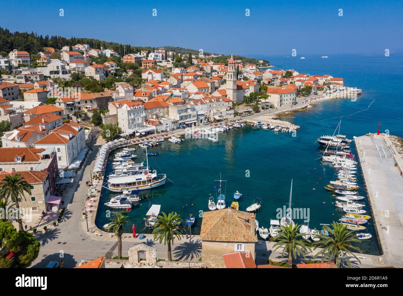 Sumartin old town in island Brac Stock Photo - Alamy