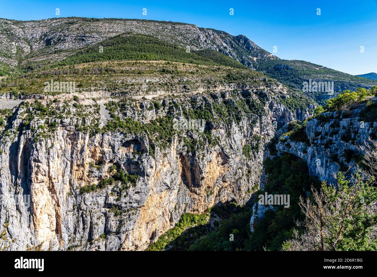 Verdon Gorge, Gorges du Verdon, amazing landscape of the famous canyon ...