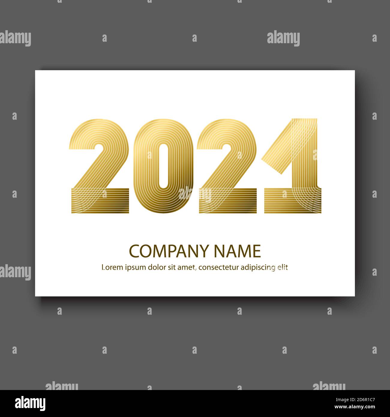 2021 christmas style number design Stock Vector Images - Alamy