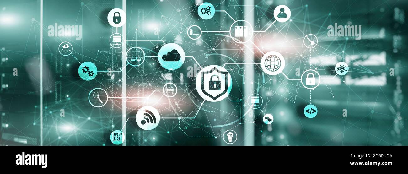 Online data security system. Protecting your business data Stock Photo ...