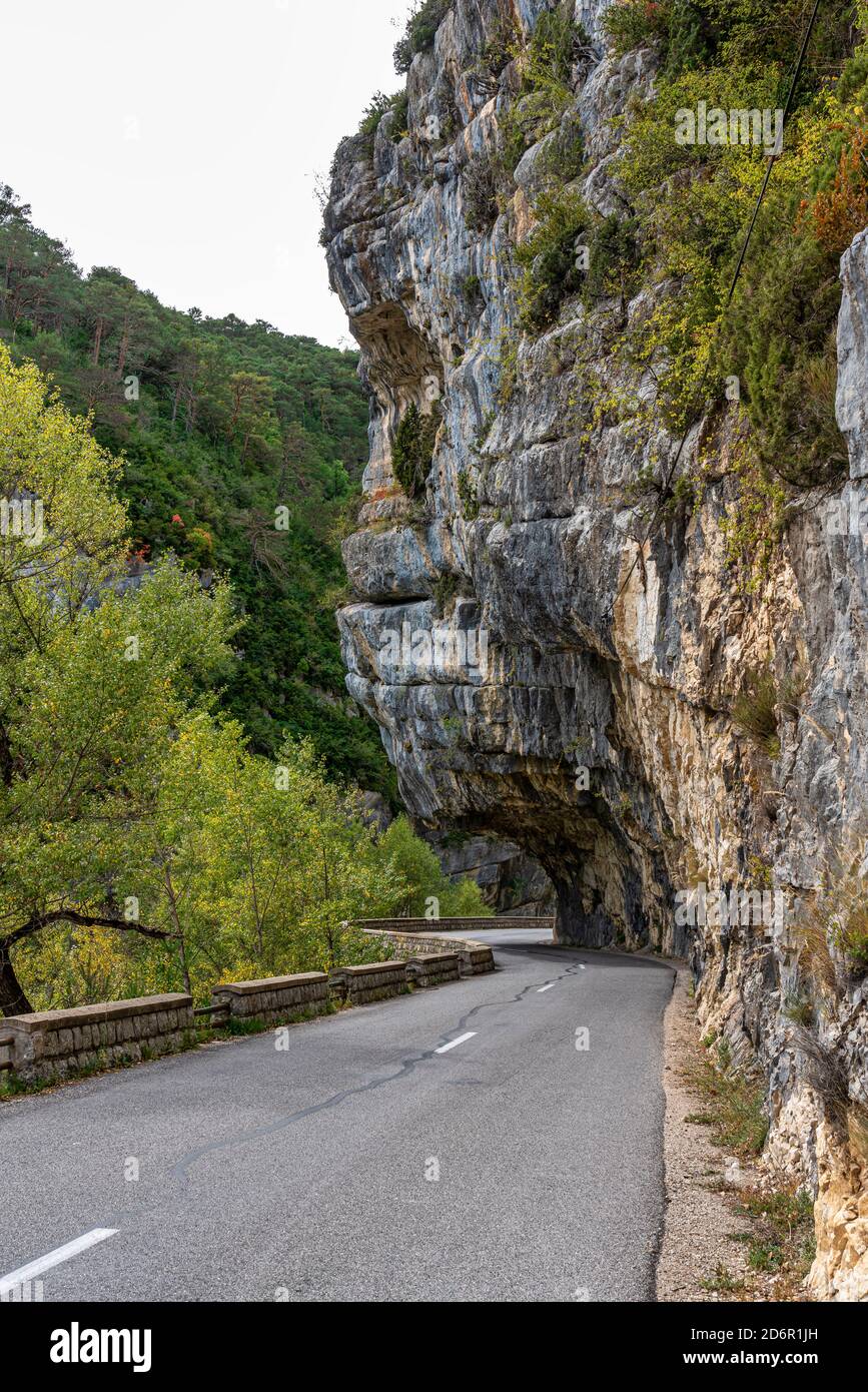 Verdon Gorge, Gorges du Verdon, amazing landscape of the famous canyon ...