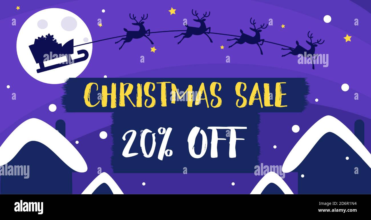 Christmas town silhouette Stock Vector Images - Alamy