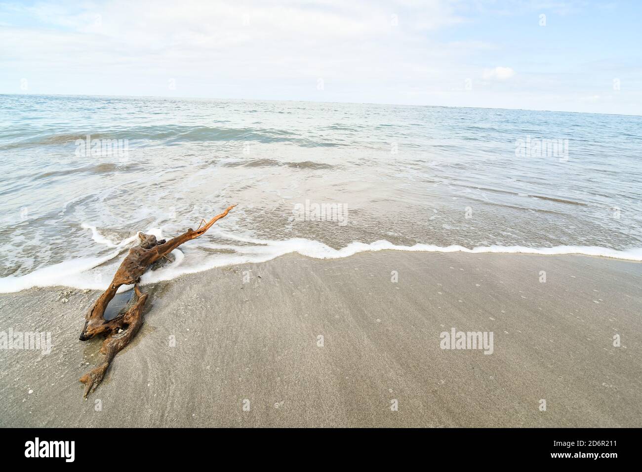 tropical beach and sea, in costa rica central america Stock Photo - Alamy