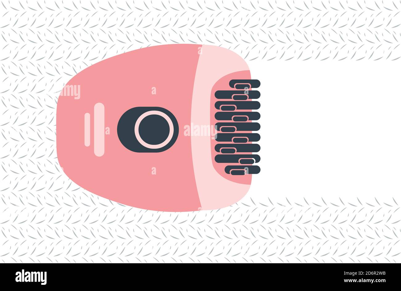 electric epilator hair removal methods concept epilation and depilation ...