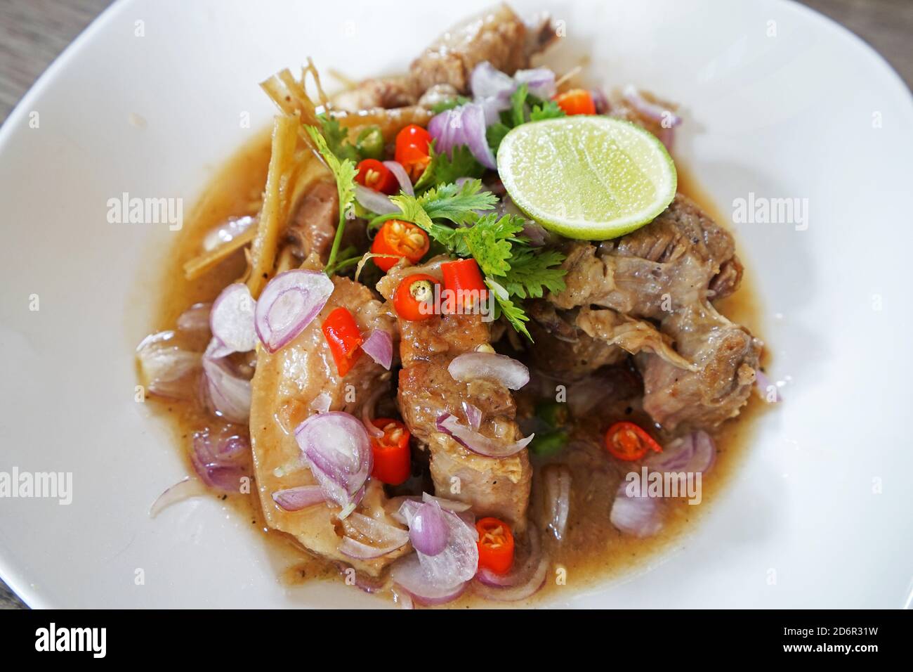 Thai style spicy pork rib stew Stock Photo - Alamy