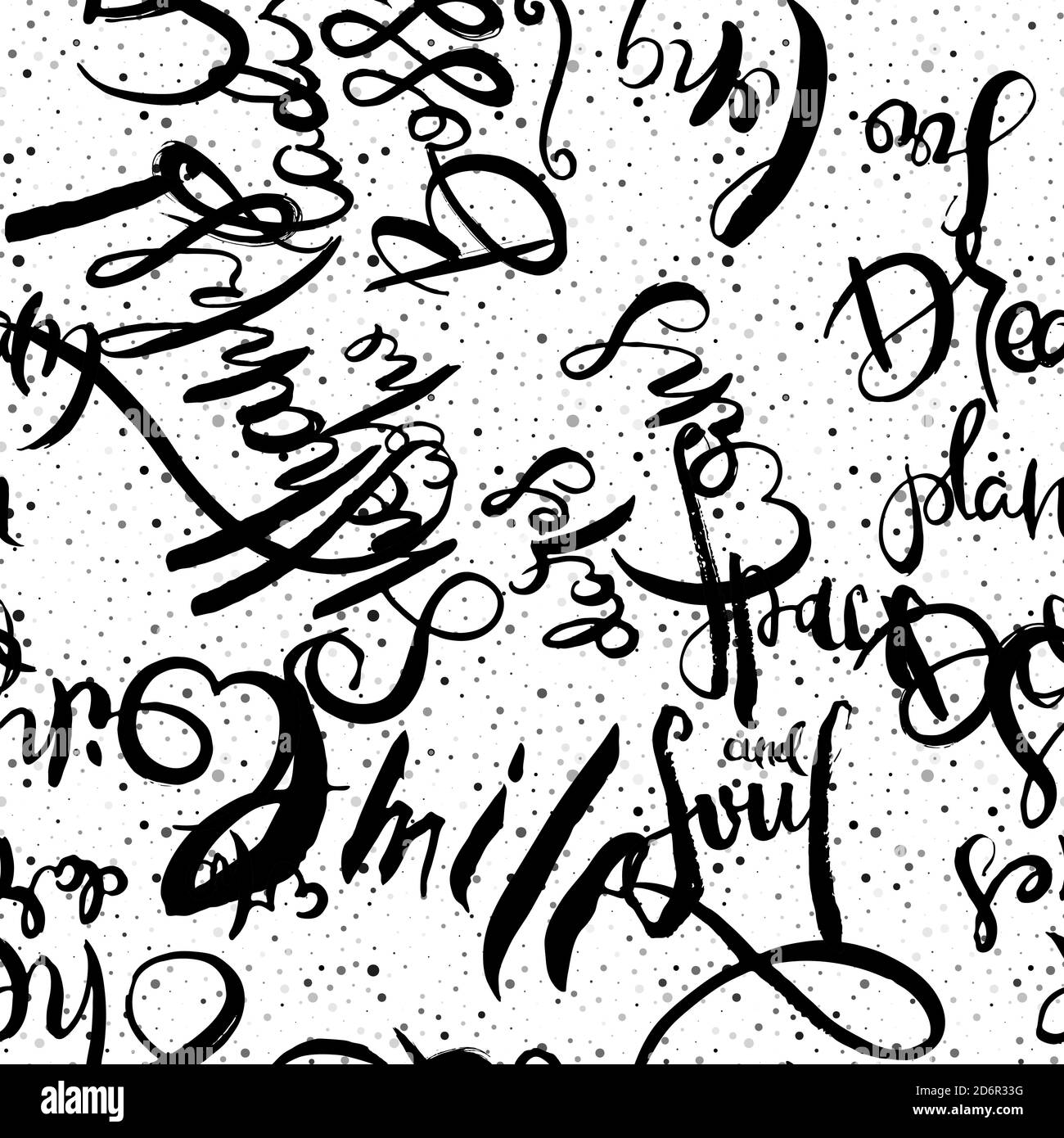 Graffiti background seamless pattern. Hand style tagging. Vandal vector ...