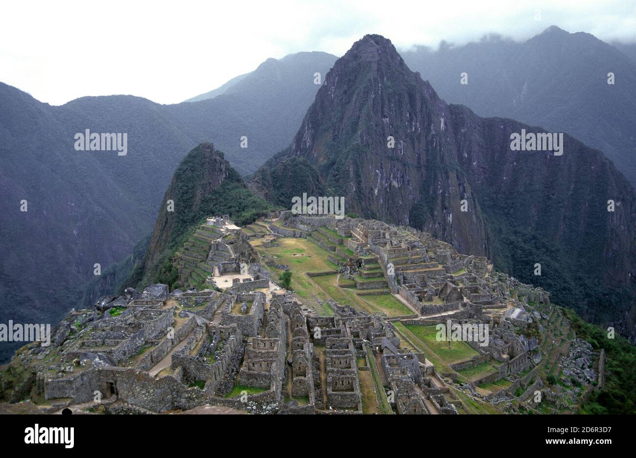 Machu Picchu, ancient Inca city, Andes, Peru Stock Photo - Alamy