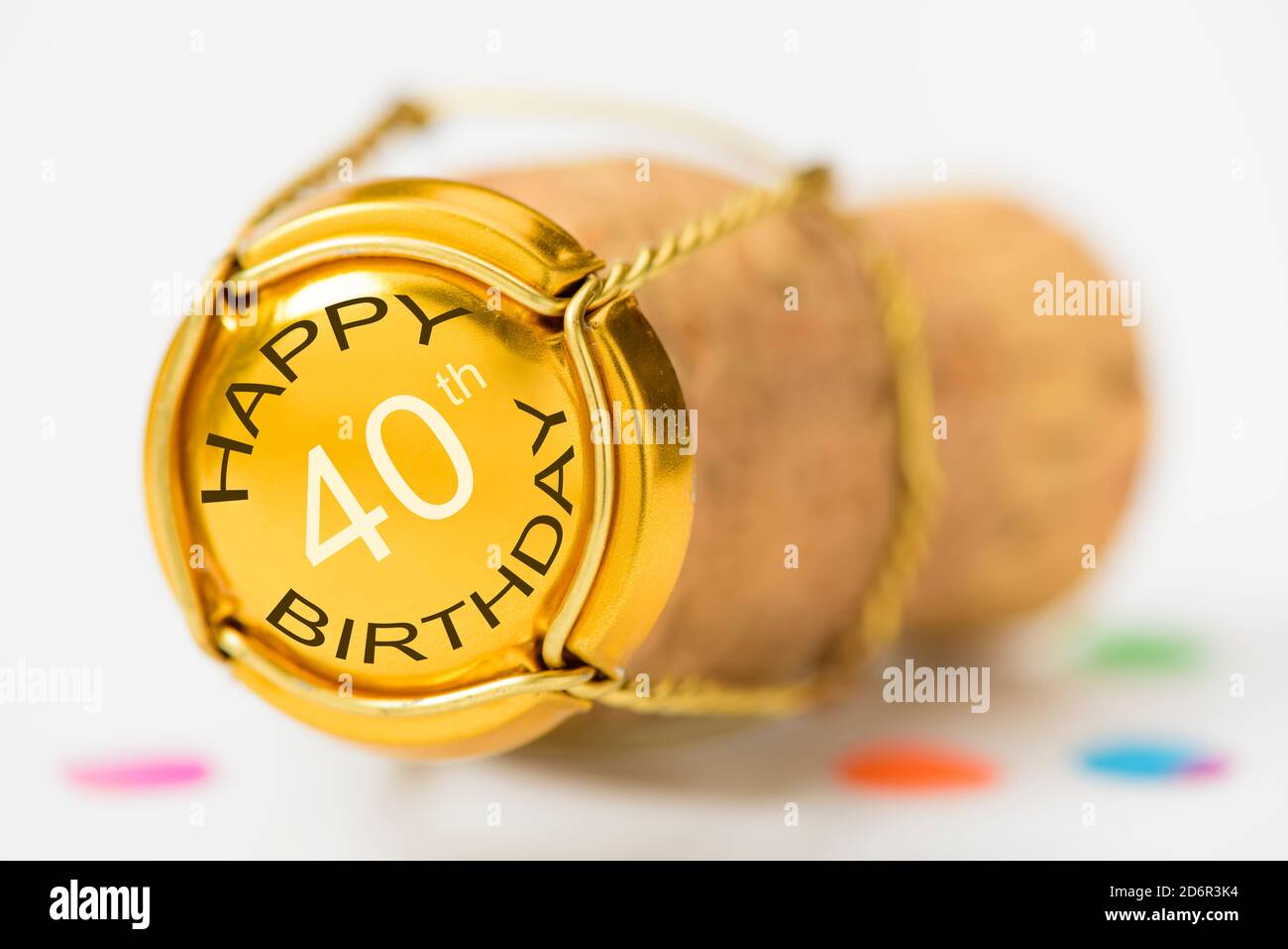congratulations to the 40th birthday Stock Photo - Alamy