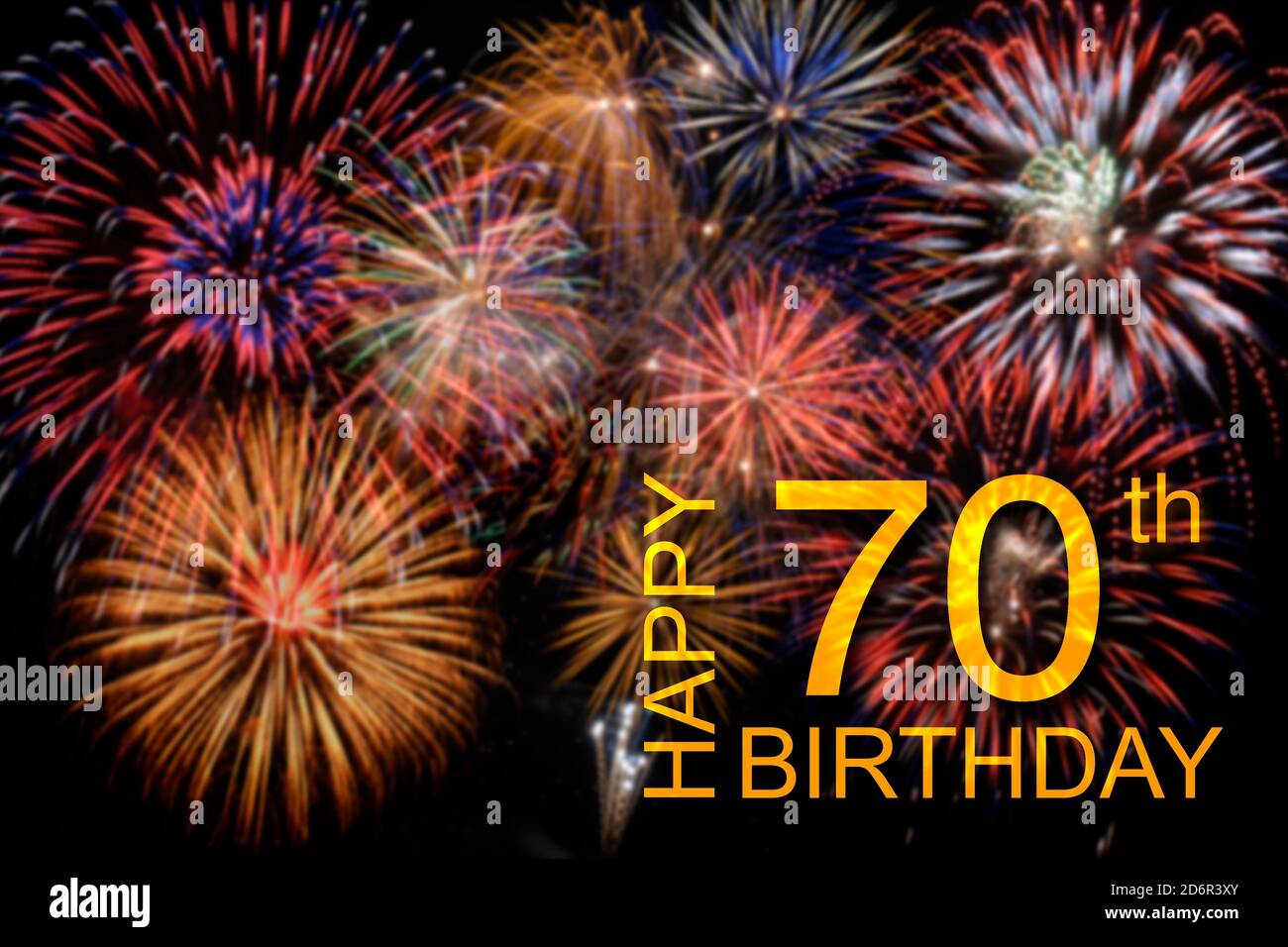 congratulations on the 70th birthday Stock Photo - Alamy