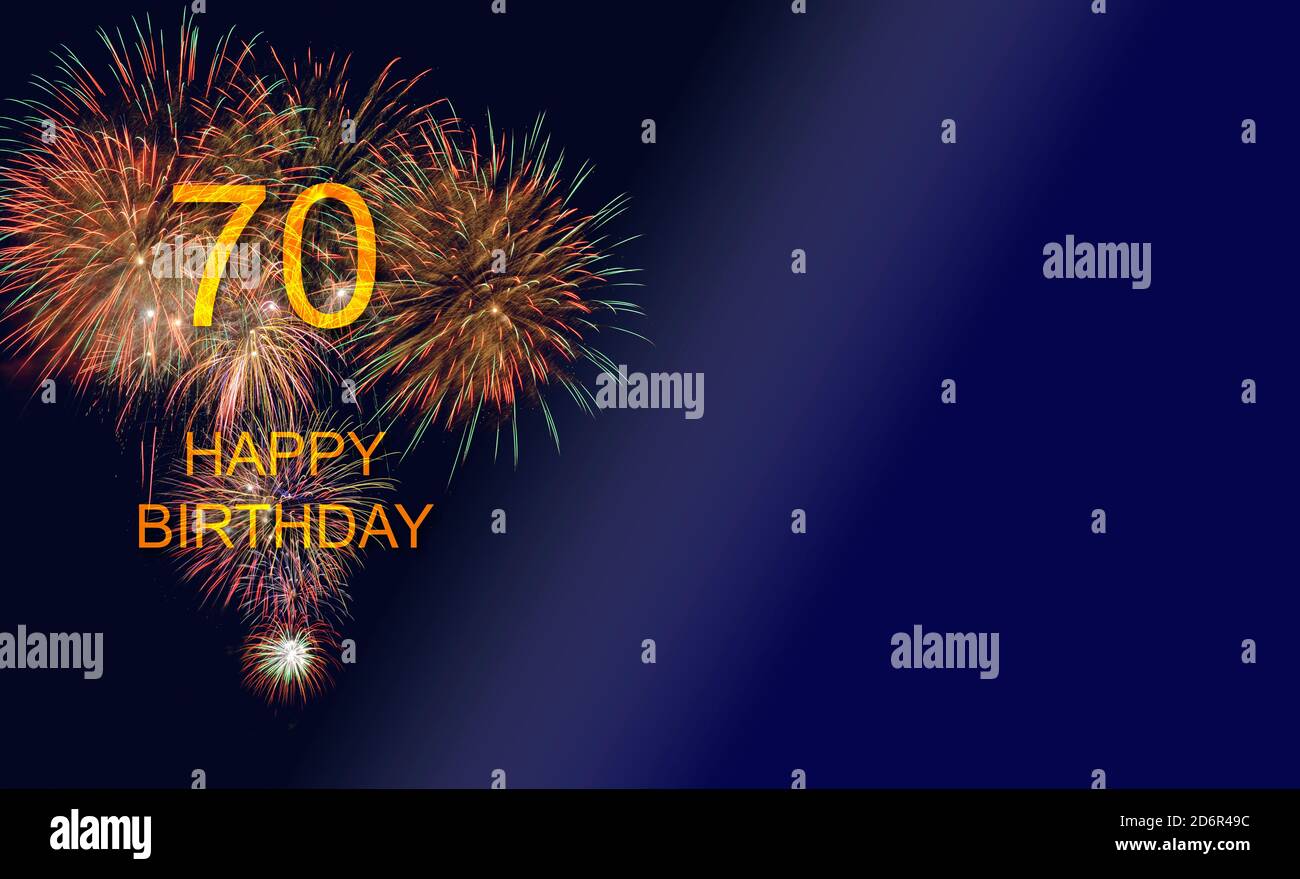 congratulations on the 70th birthday Stock Photo - Alamy