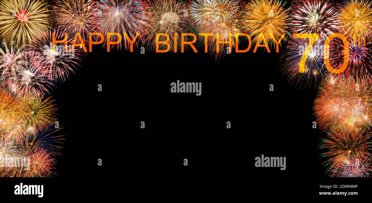 congratulations on the 70th birthday Stock Photo - Alamy