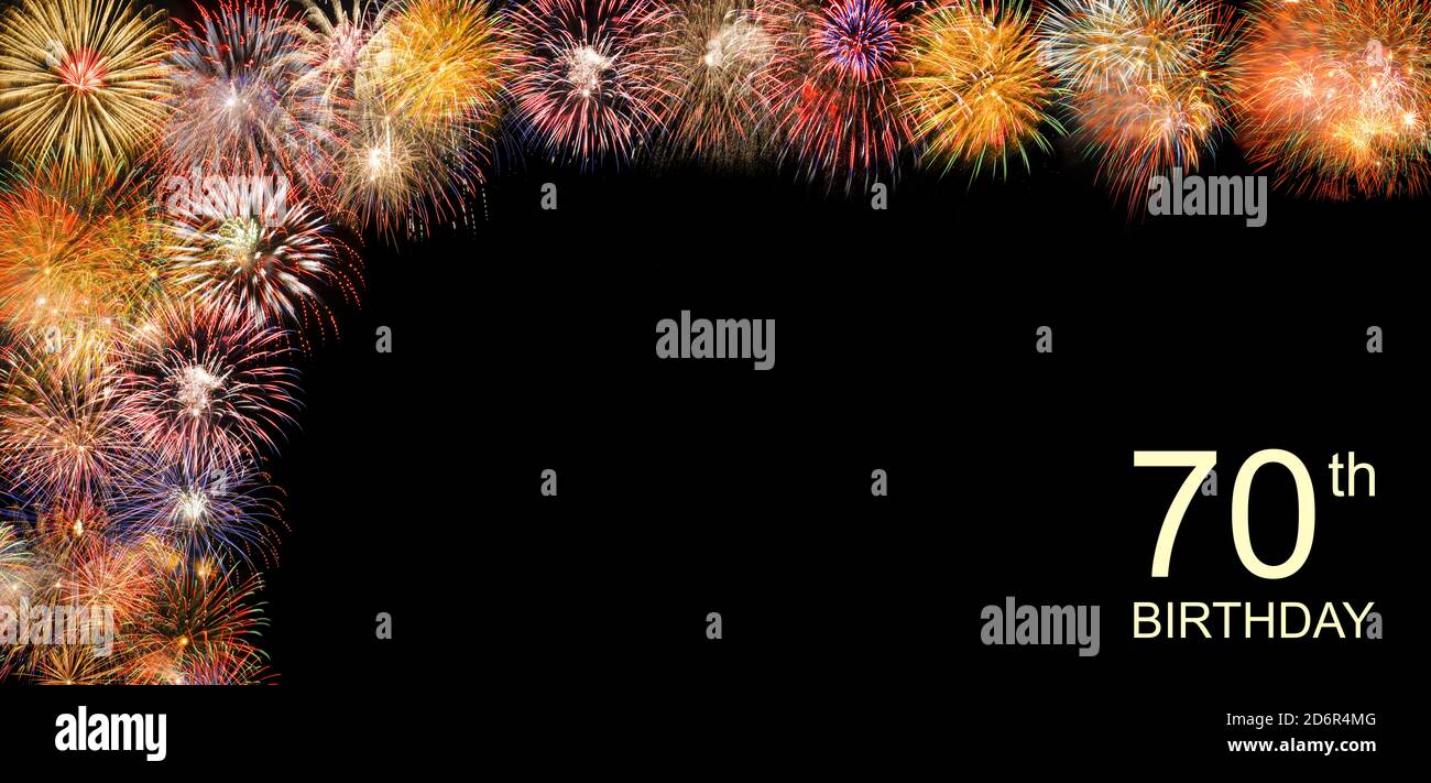 congratulations on the 70th birthday Stock Photo - Alamy