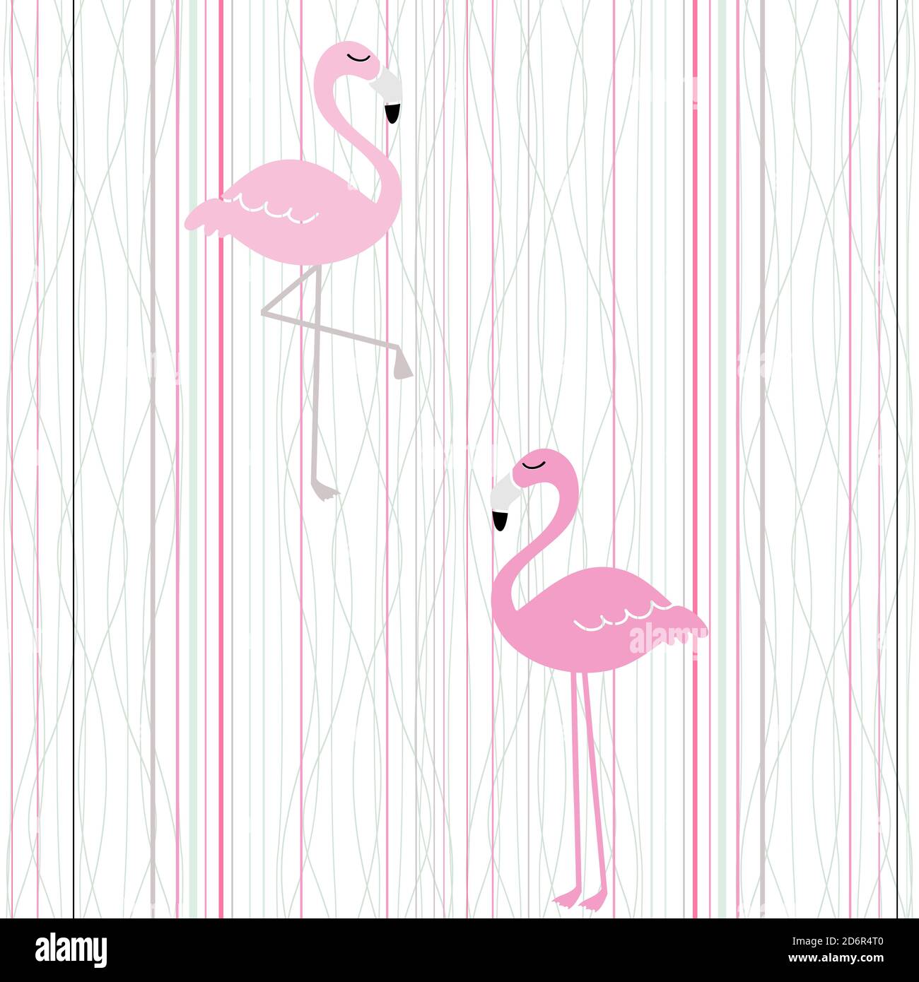 Pink flamingo line drawing hi-res stock photography and images - Alamy