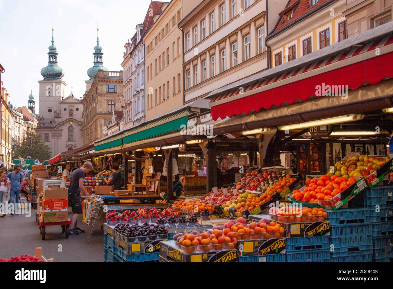 market in Prague Stock Photo - Alamy
