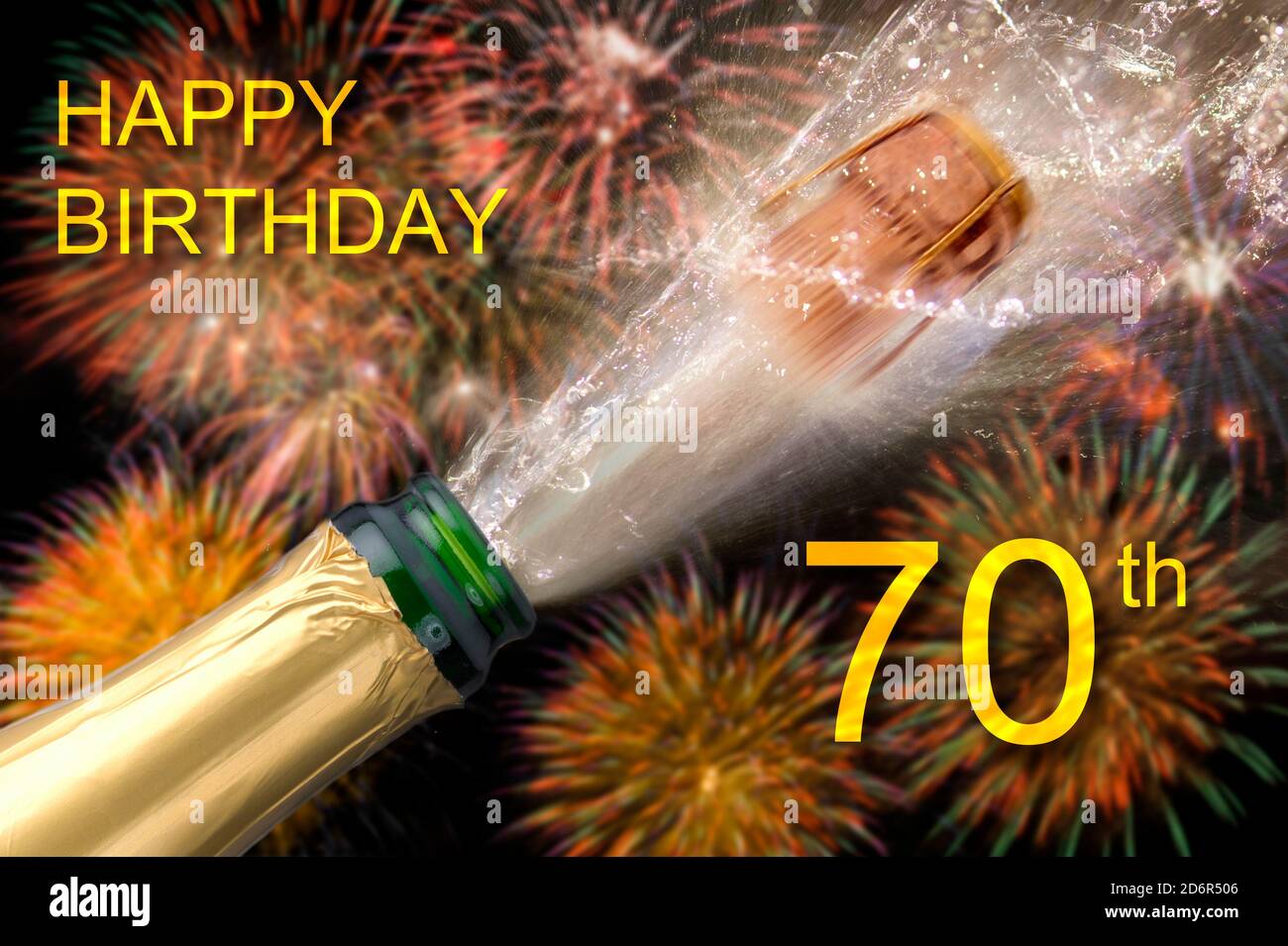 congratulations on the 70th birthday Stock Photo - Alamy