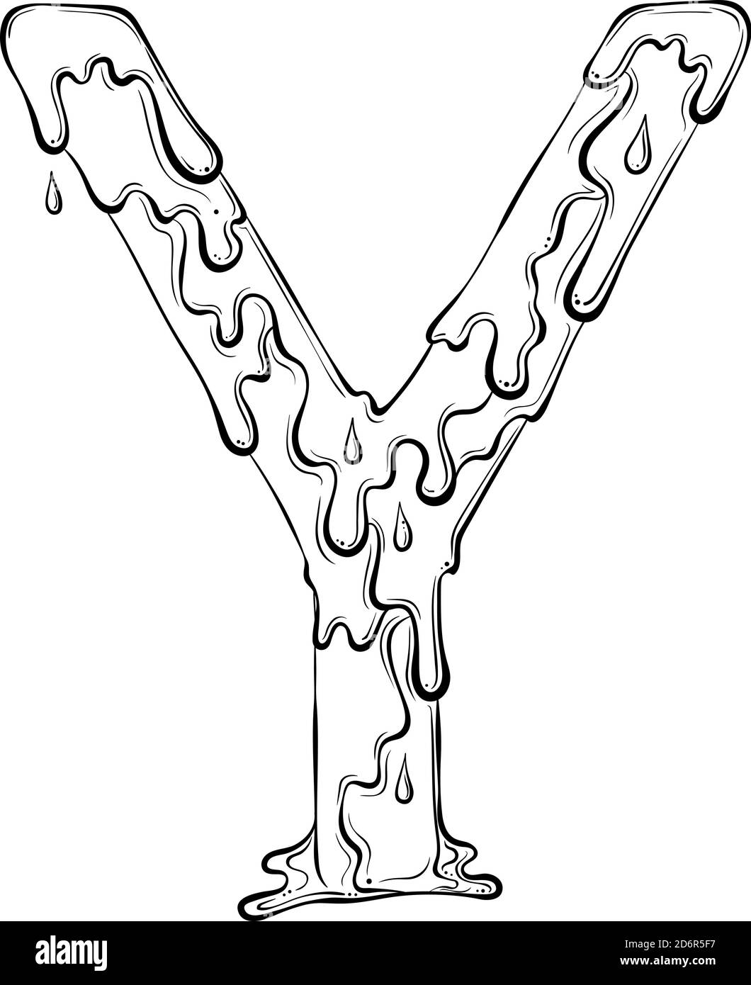 How To Draw Dripping Letters