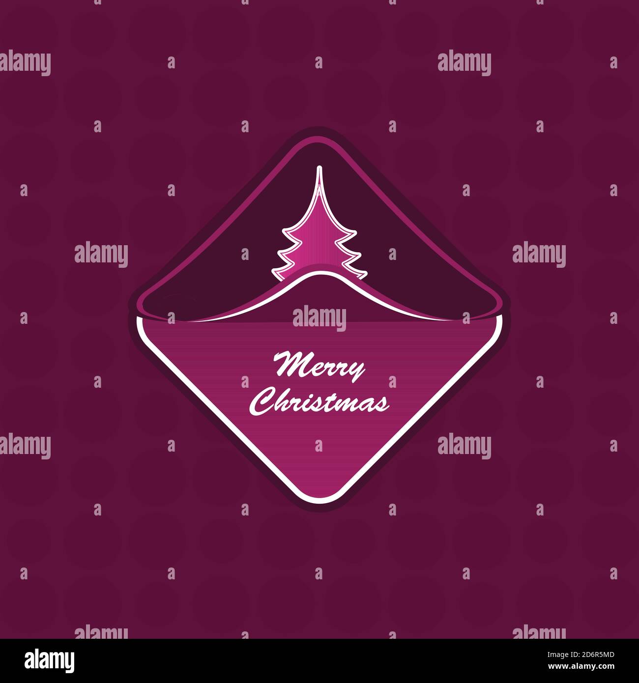 Christmas tree card Stock Vector Image & Art - Alamy