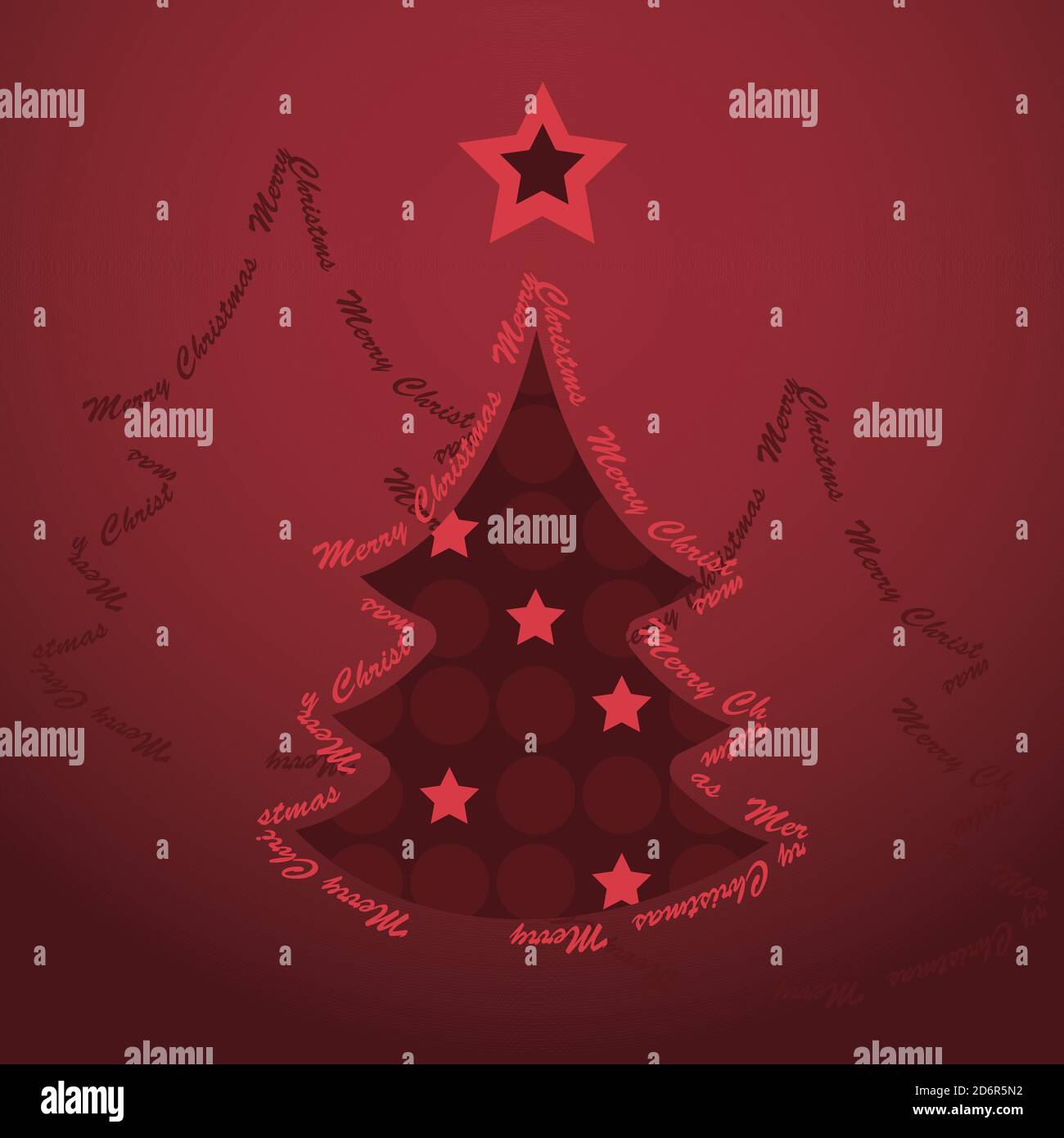 Christmas tree card Stock Vector Image & Art - Alamy