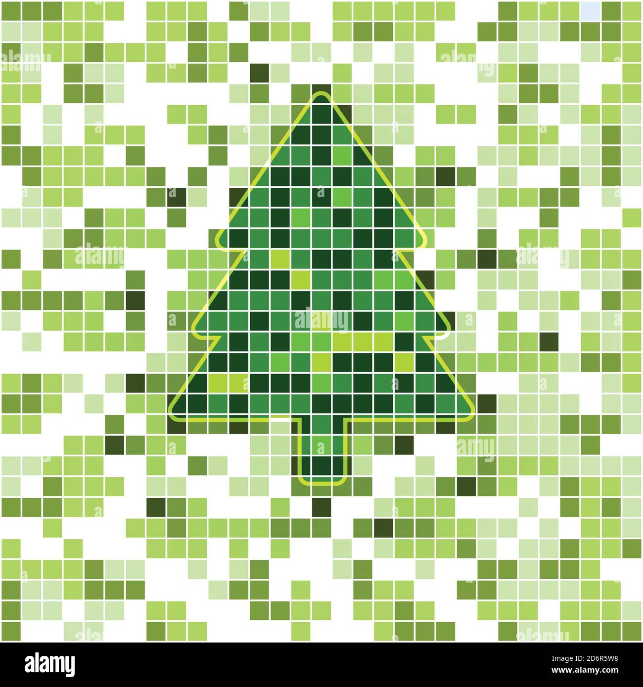 Christmas Tree Card Stock Vector Image & Art - Alamy