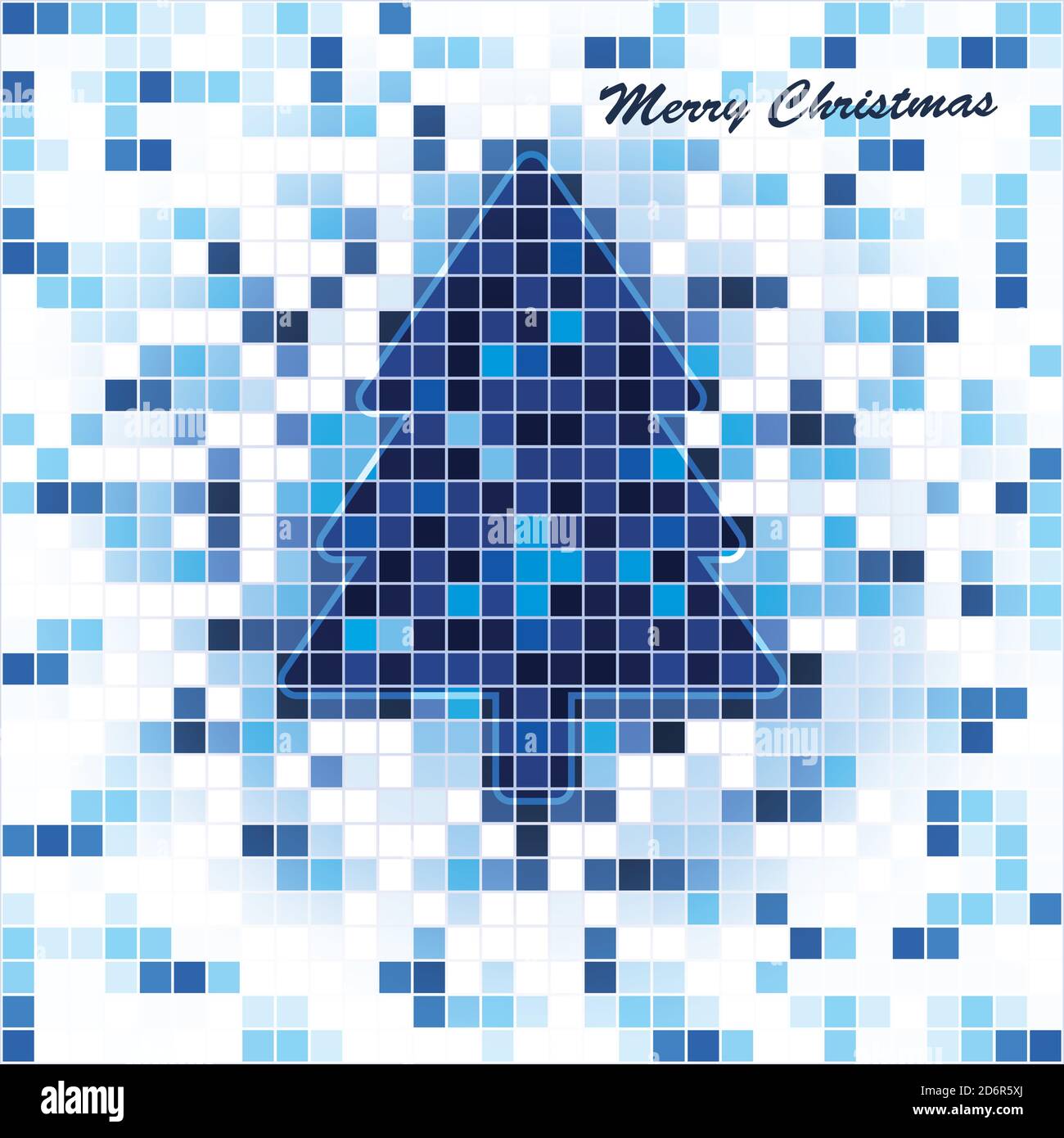 Christmas Tree Card Stock Vector Image & Art - Alamy