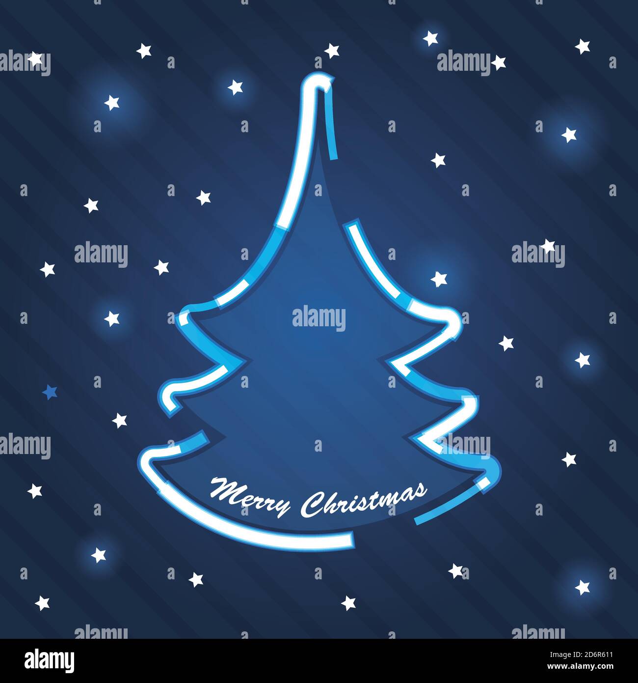 Christmas tree card Stock Vector Image & Art - Alamy