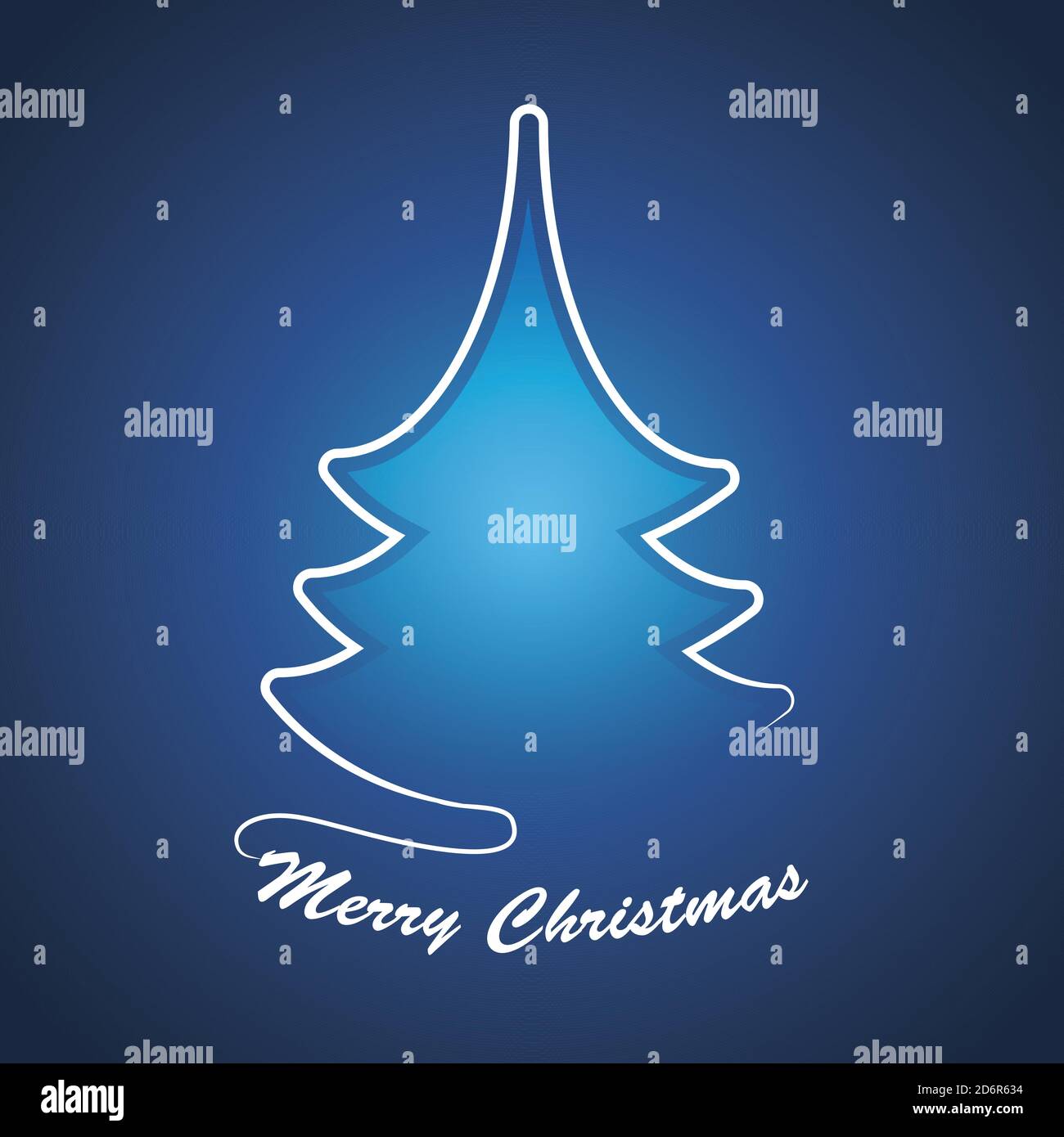 Christmas tree card Stock Vector Image & Art - Alamy