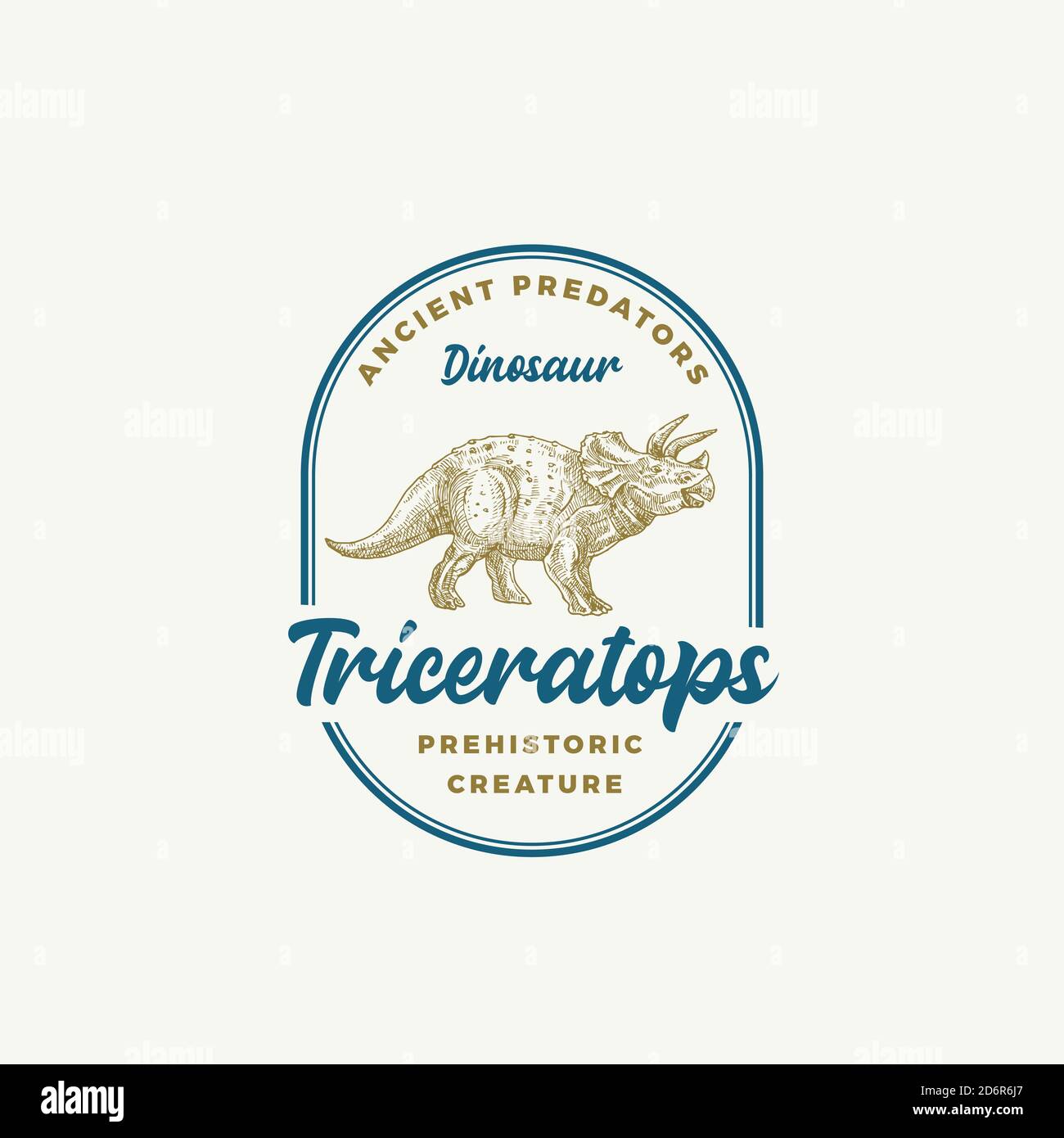 Prehistoric Creature Dinosaur Abstract Sign, Symbol or Logo Template ...