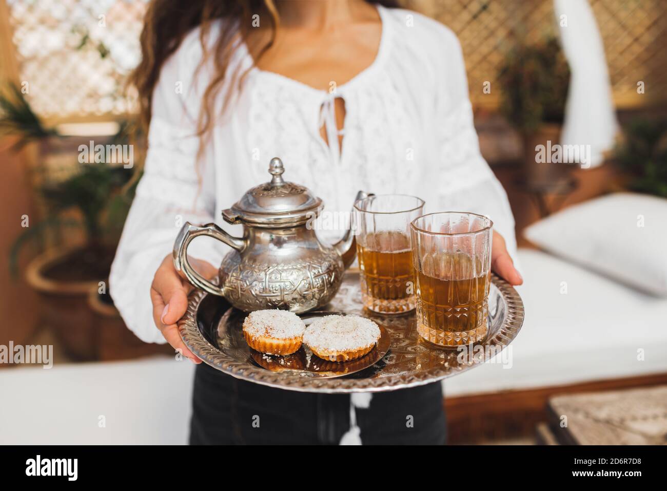 Vintage Moroccan Tea Set