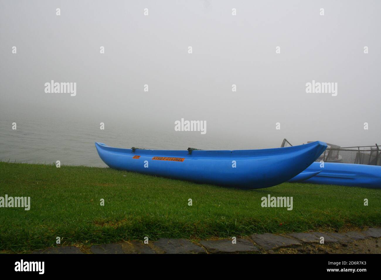 Blue canoe hi-res stock photography and images - Alamy