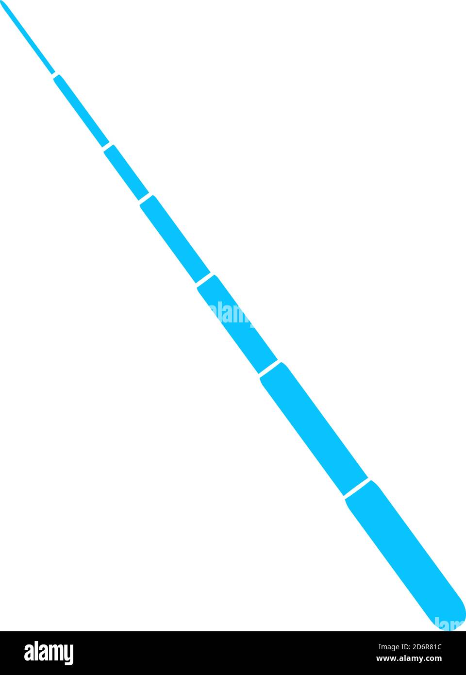 Baton icon outline black Stock Vector Images - Alamy