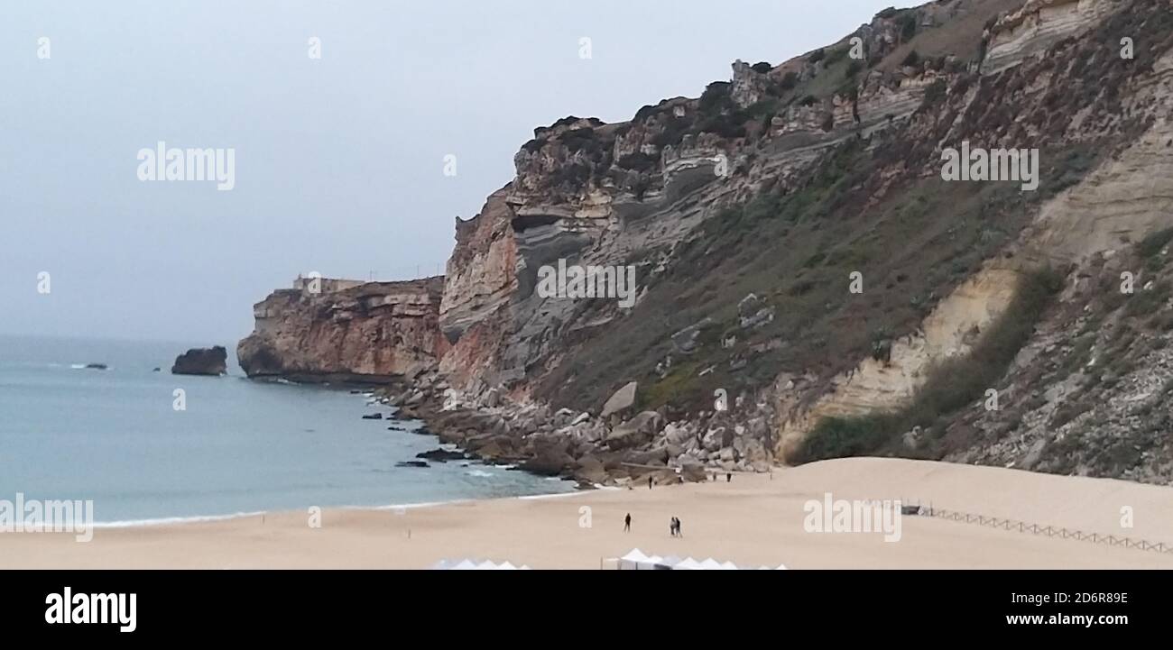 Nazaré Beach, Portugal Stock Photo - Alamy