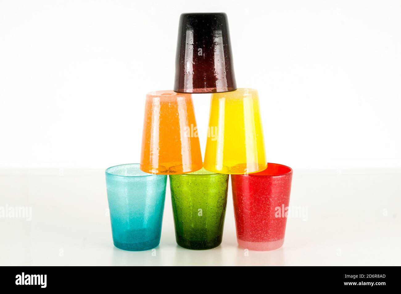 Close-up of water glass Stock Photo - Alamy