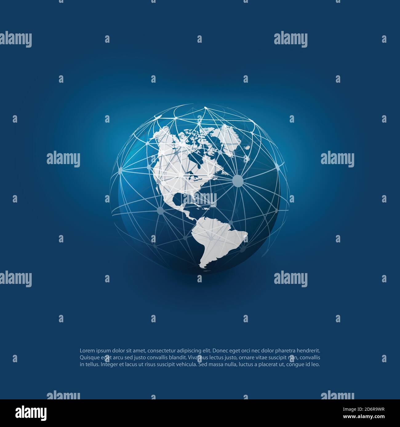 Dark Blue Modern Minimal Style Cloud Computing, Networks Structure ...