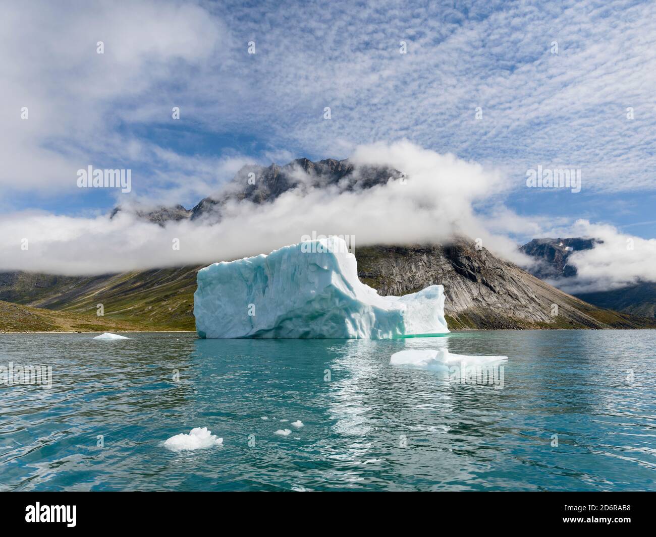 Unartoq Fjord , Puiattukulooq Bay, in southern greenland. America ...