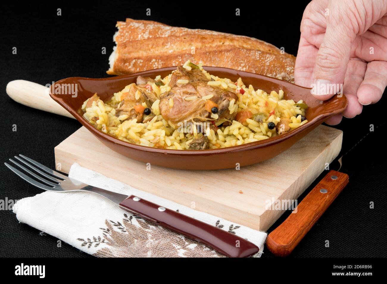 Rice with rabbit is a tasty, nutritious and full of flavor dish. To ...