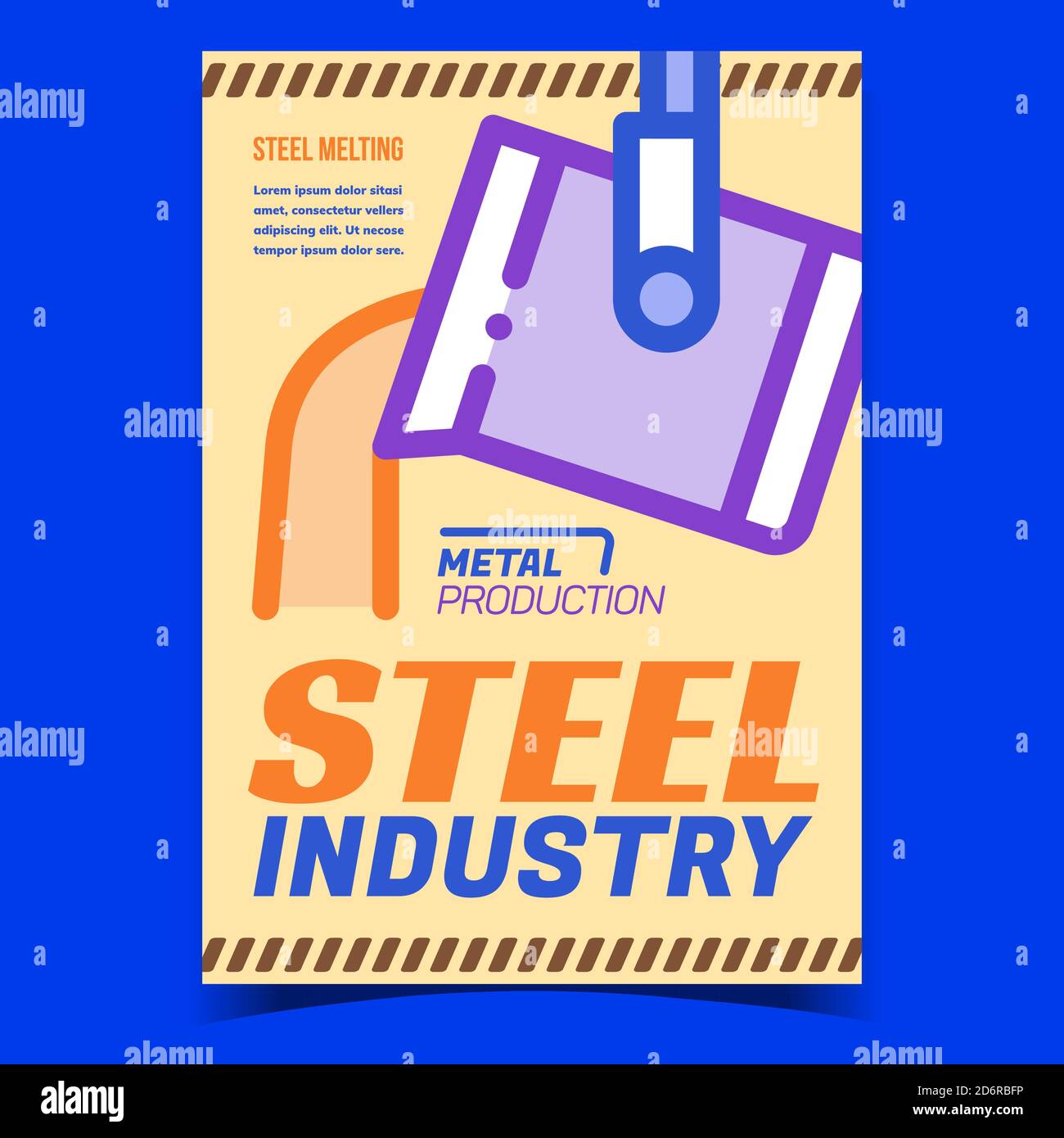 Metallurgy industry banner hi-res stock photography and images - Alamy