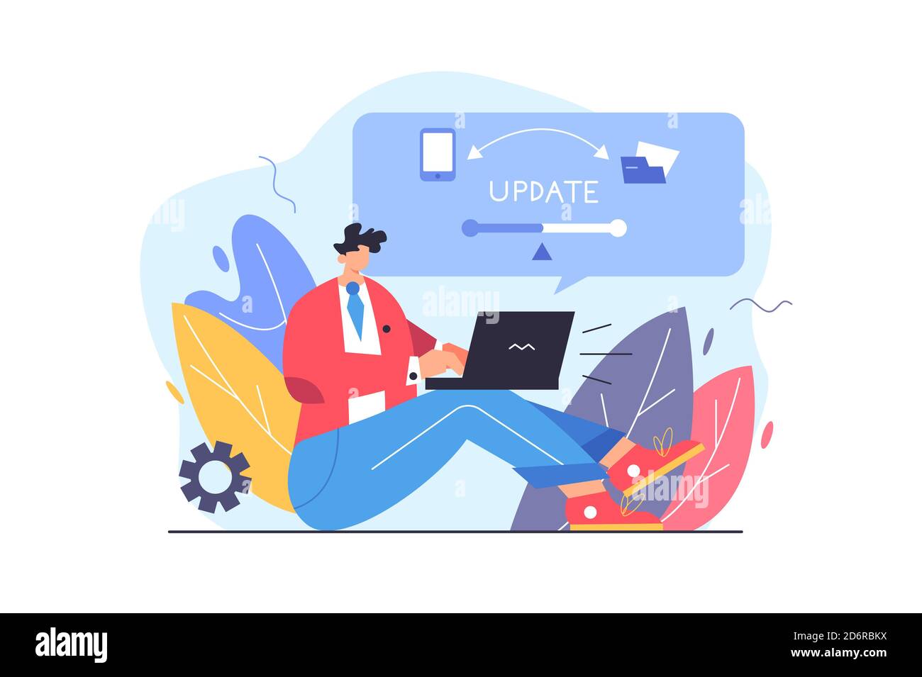 Turn on updates hi-res stock photography and images - Alamy