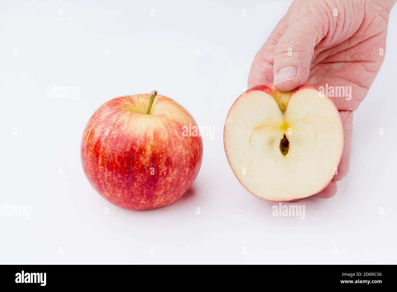 Red apple, is the edible fruit of the Malus domestica species, commonly ...