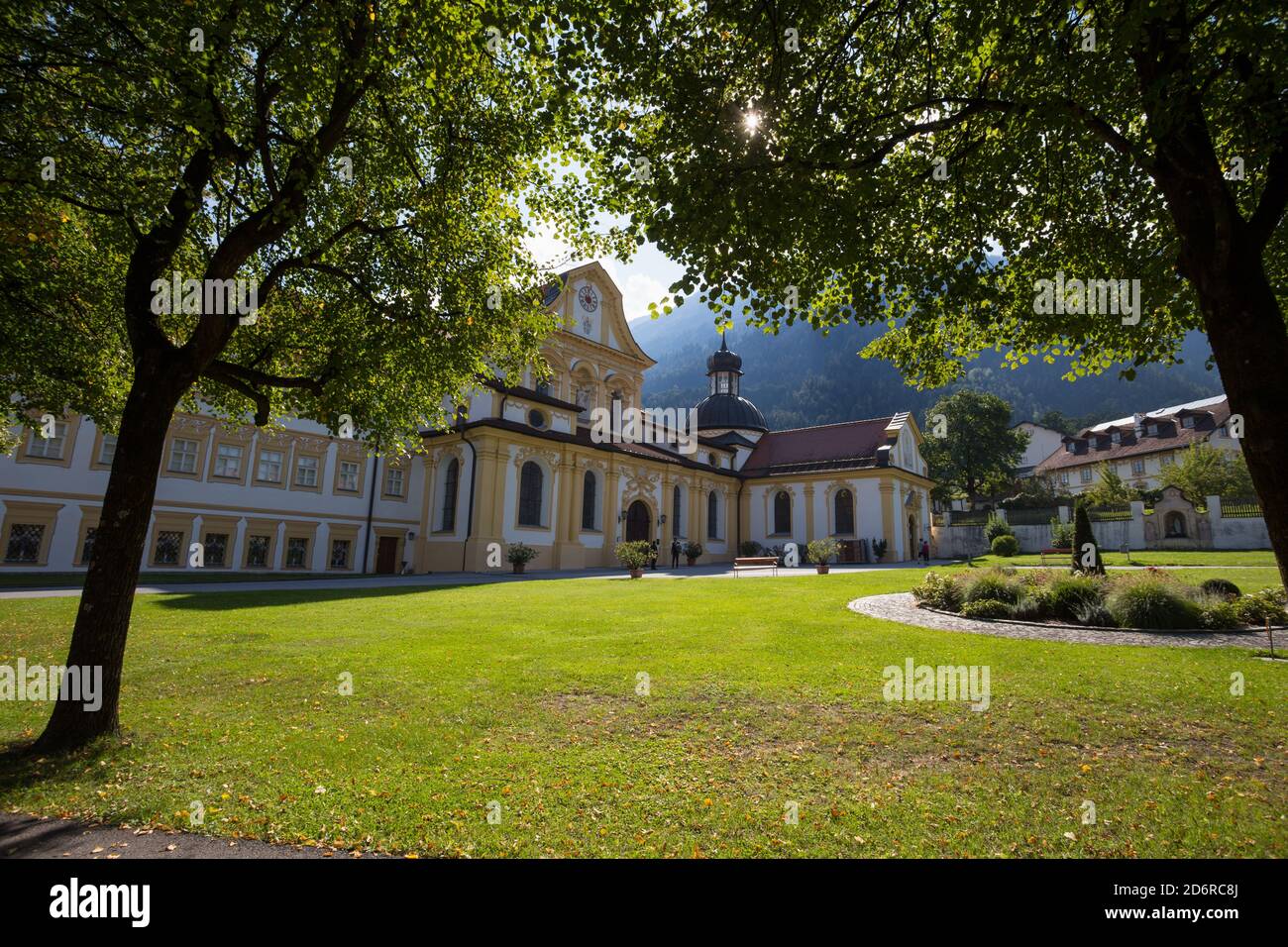 Cistercian Stams Abbey (Stift Stams) in Stams, Imst district, Tyrol ...