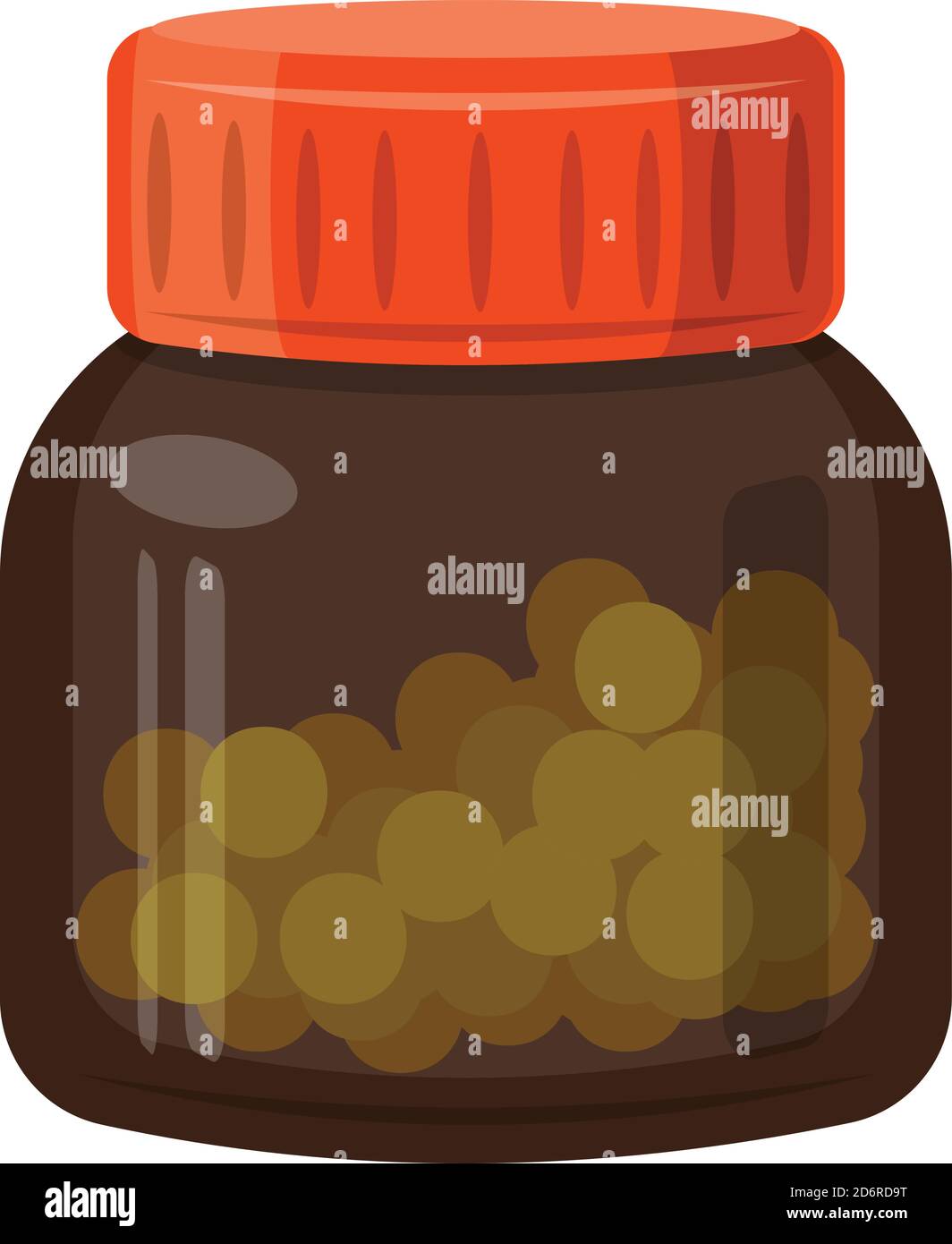 Pill bottle icon. Cartoon of pill bottle vector icon for web design ...