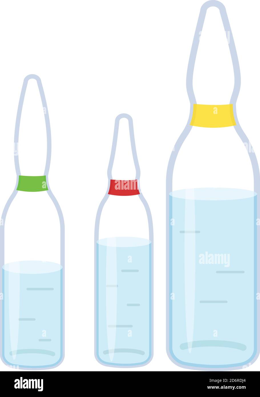 Medicinal ampoules icon. Cartoon of medicinal ampoules vector icon for ...