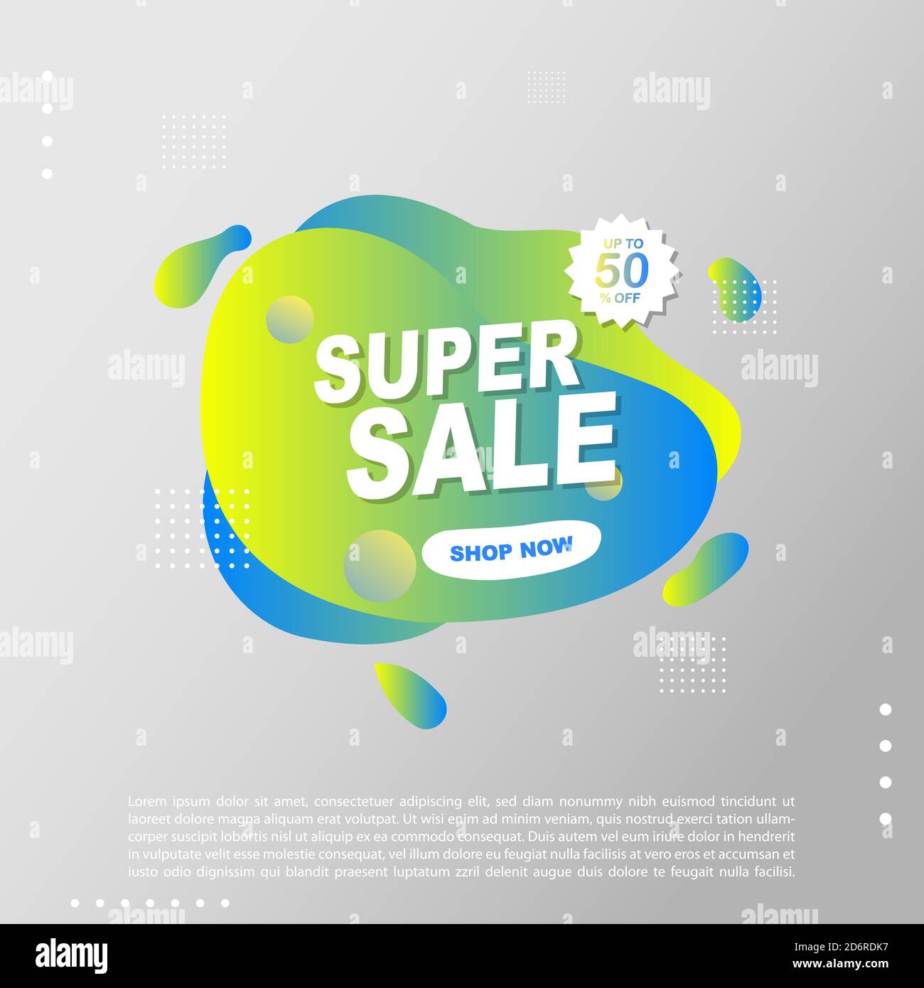 Super Sale fluid, liquid gradient Banner template Design. You Can use ...