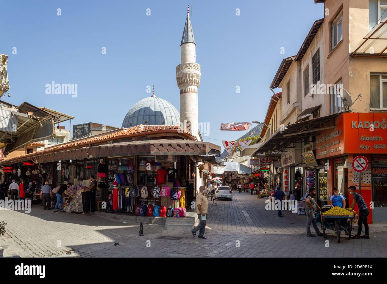 Antakya, Hatay / Turkey - October 08 2020: View of streets and houses ...