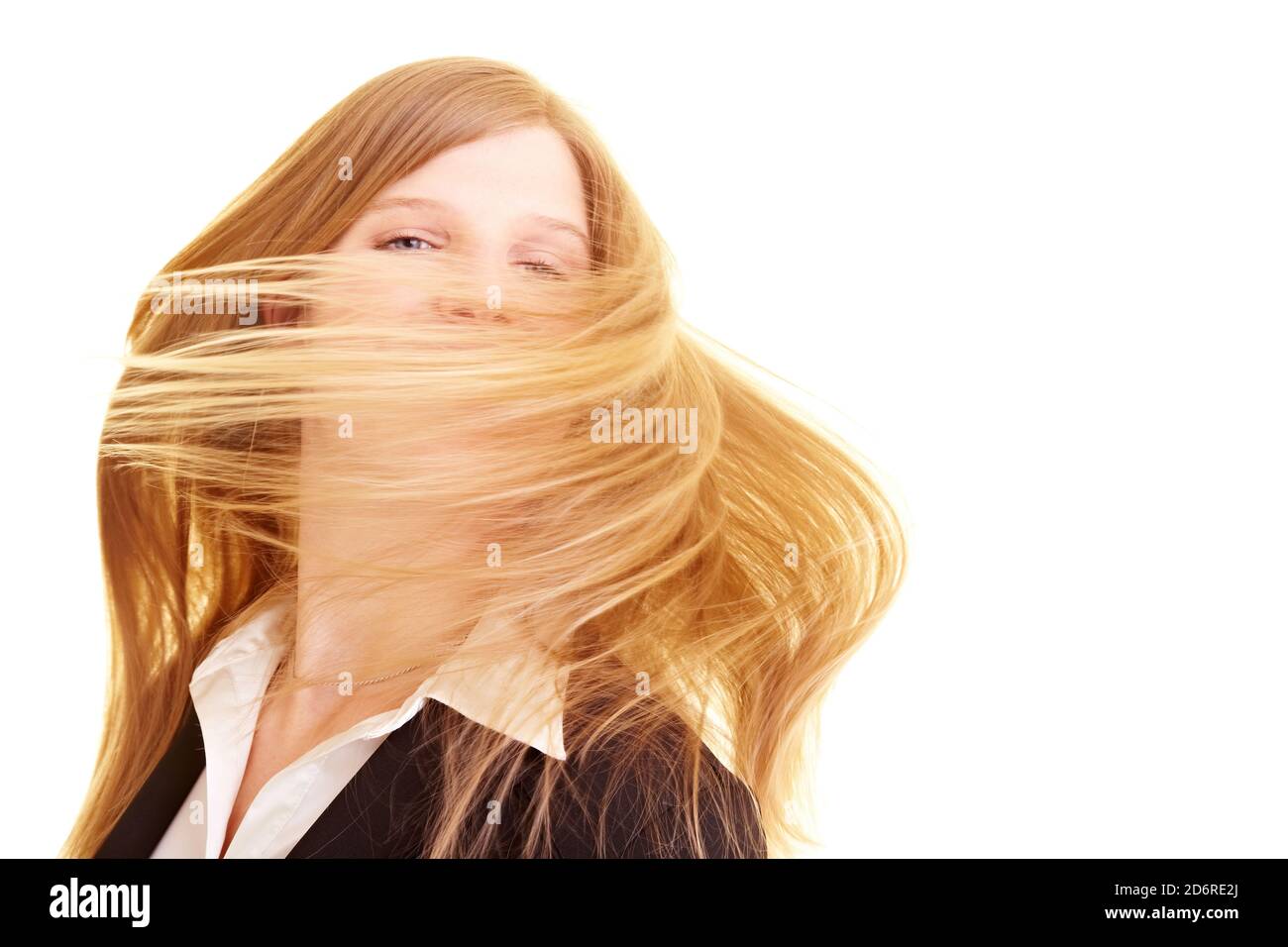 Beautiful young woman shaking head hi-res stock photography and images ...
